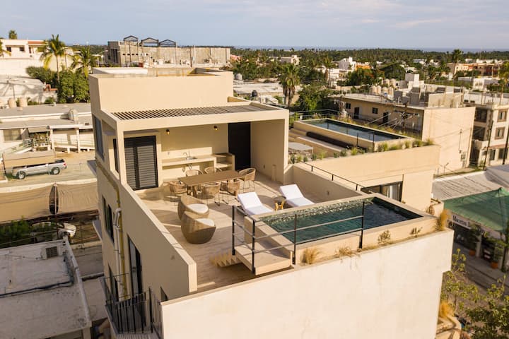 Art District 3br Penthouse | Private Rooftop Pool - San José del Cabo