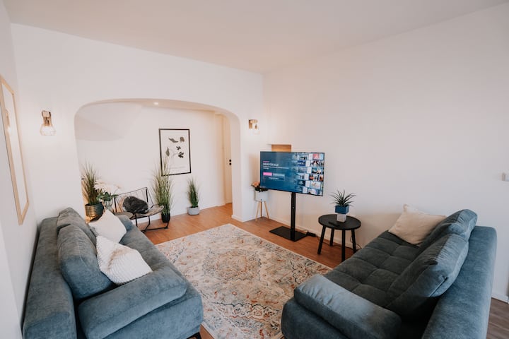 Deluxe Apt. I 7p I 2 Br I Zentral I Küche I Wifi - Mainz
