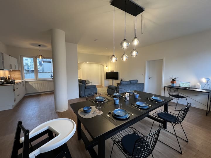 Deluxe Apt. I 7p I 2 Br I Zentral I Küche I Wifi - Mainz