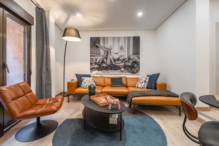 3min Walk->granvia&plz España |Family Luxury +Desk - Madrid