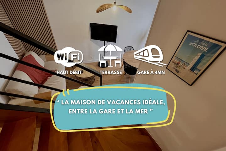 Le Cocon Sablais - 2 Chambres - Garage - Plancha - Olonne-sur-Mer