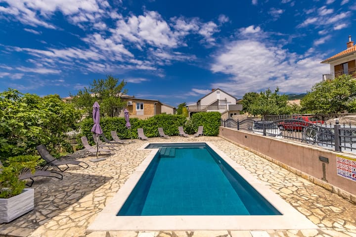 Pool Apt 3 - Novi Vinodolski (Ground) - Novi Vinodolski
