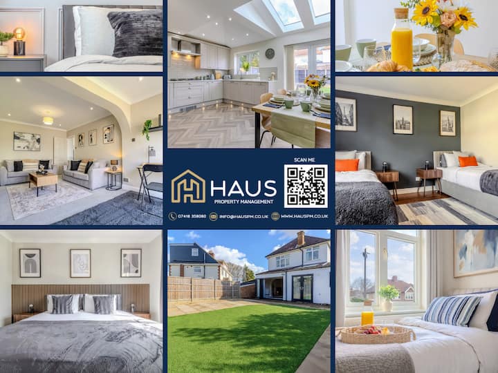 Big Discounts |Long Stays |Parking |Sleeps 8 - Bedford