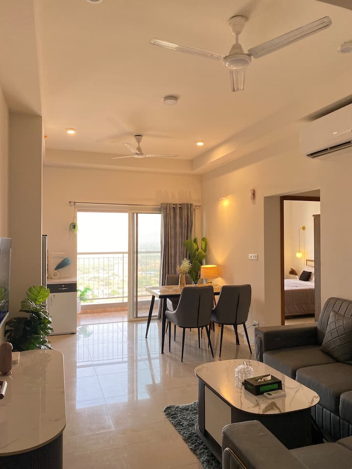 33rd Floor Luxury 2bhk | Skyline Views |Gift City - Gandhinagar