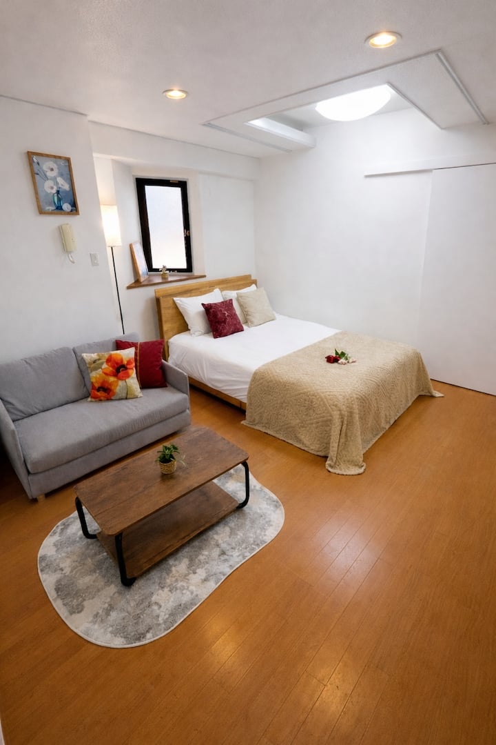 #7 Wifi無料＆新宿まで2分!清潔、安全、お洒落な部屋！ - Shinjuku