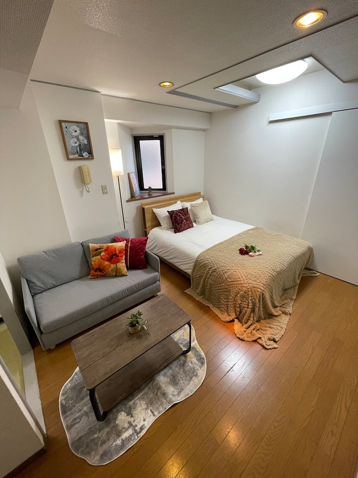 #7 Wifi無料＆新宿まで2分!清潔、安全、お洒落な部屋！ - Shinjuku