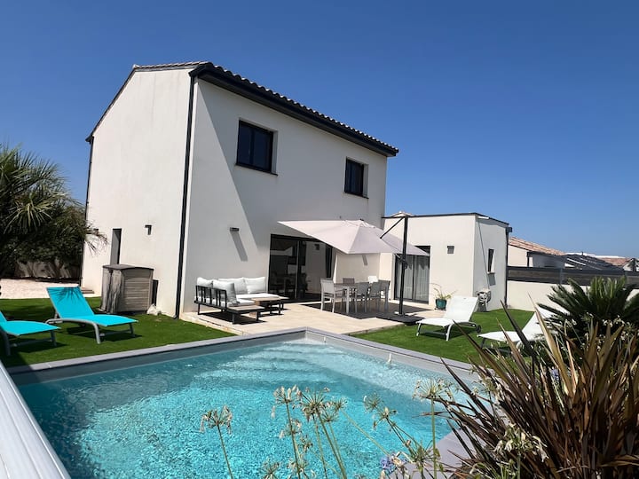 Villa Azur Neuve Avec Piscine Proche Plage - Sérignan