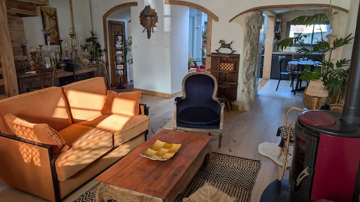 Charmante Maison De Bourg Avec Jardin - Couëron