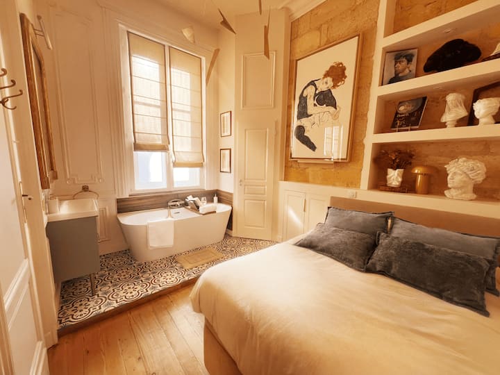 Chambre Haussmannienne - Bordeaux