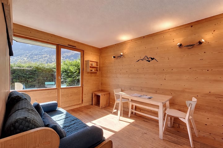 Studio Au Pied Des Pistes Vue Massif Mont-blanc - Les Houches