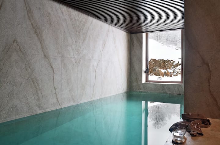 Unique 6 Bedroom Chalet Megève + Pool - Crest-Voland