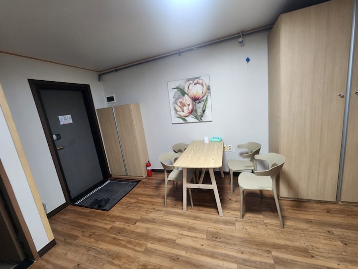 1.5룸 풀옵션 바베큐야외뜰 청결 - 오천읍