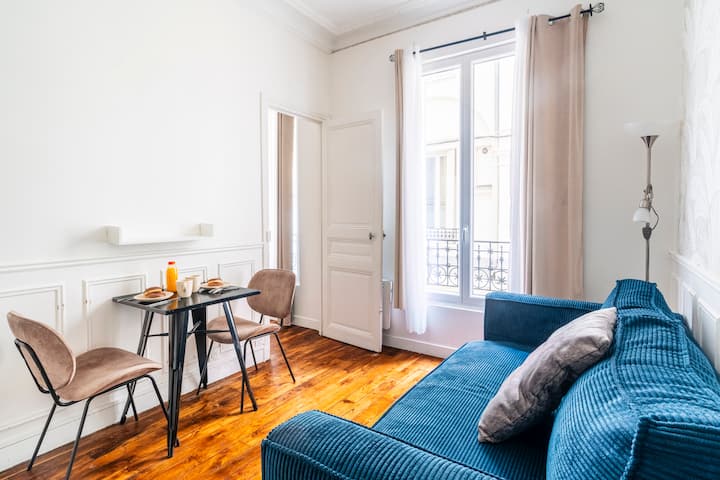 Blue Flat 1 Bedroom #Montparnasse #Alésia - Paryż