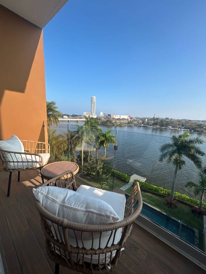 Elegante Depa Con Vista Al Río - Boca del Río