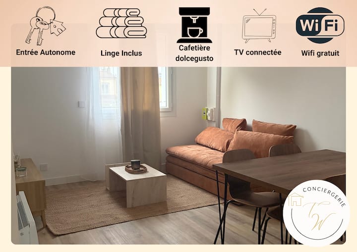 Charmant Appartement Moderne B - La Roche-sur-Yon