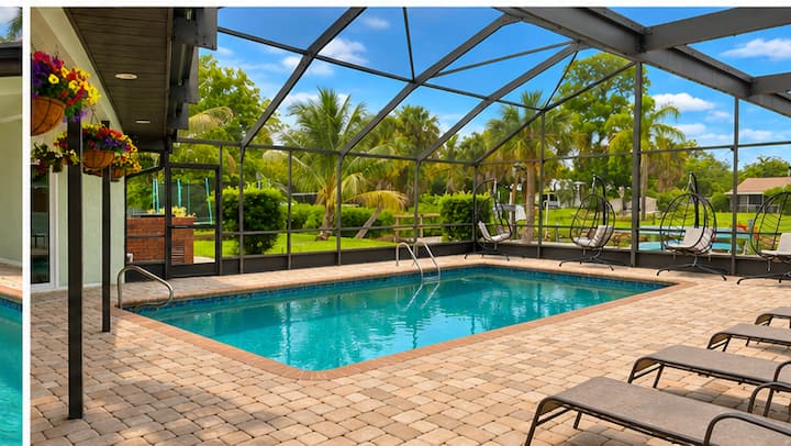 Private Villa En-haccore & Walfare-golf Club/pool - Fort Myers, FL