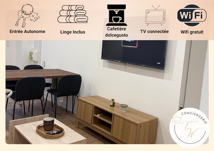 Charmant Appartement Moderne D - La Roche-sur-Yon