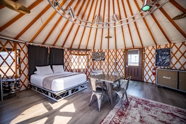 The Rock & Roll Yurt | Launch Pointe - Lake Elsinore, CA