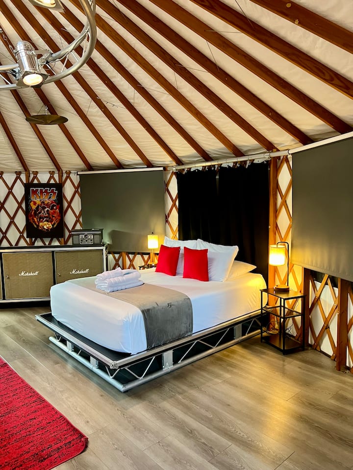 The Rock & Roll Yurt | Launch Pointe - Lake Elsinore, CA