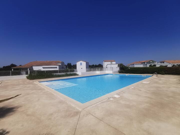 Dans Résidence Privée Avec Piscine, Maison Pour 6 - La Faute-sur-Mer