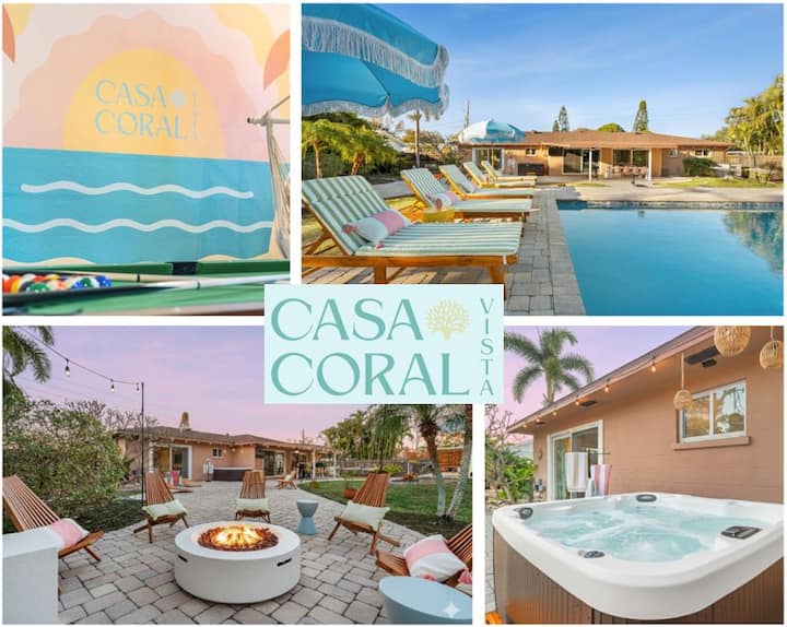 Casa Coral Vista | Heated Pool, Spa, Mins To Beach - Bradenton, FL