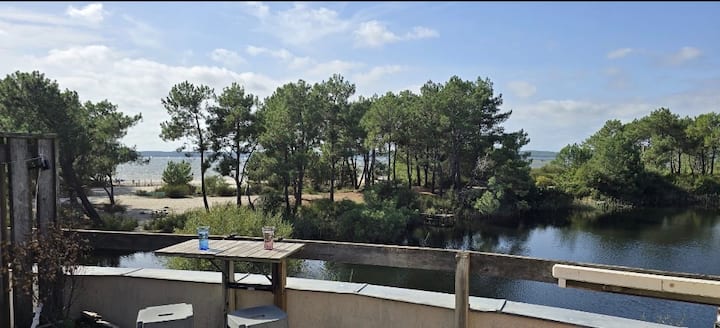 Vue Panoramique Sur Le Lac D'hourtin - Hourtin