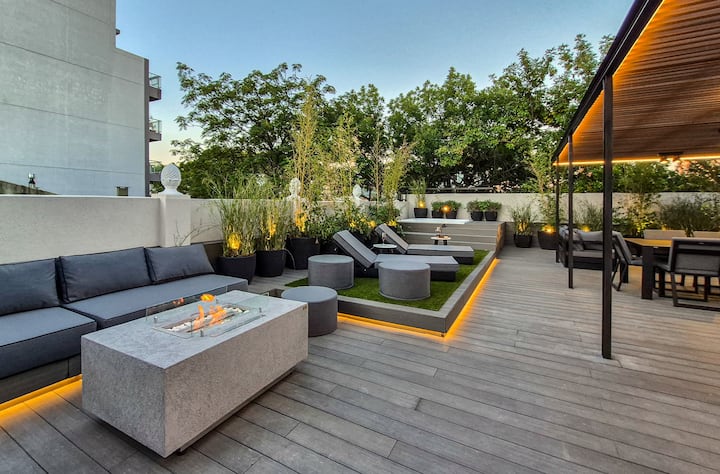 Ultra Luxe House -Rooftop Spa, Fire Pit - Sleeps 8 - Buenos Aires