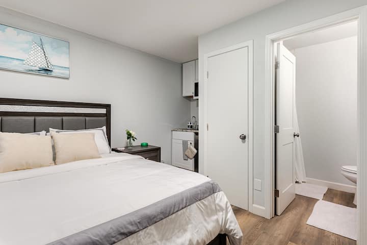 Cozy Studio · Walk To Caltrain · Extended Stays - 聖馬刁