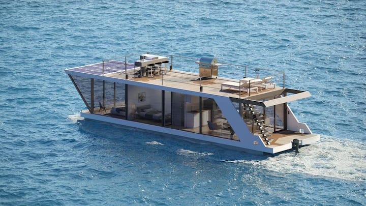 Exklusives Hausboot Mit Sonnenterrasse - Waren (Müritz)