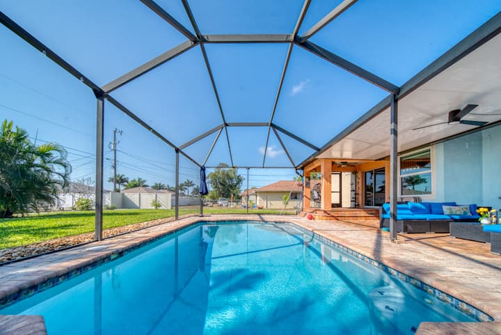 Private Pool | Near Beach |Workspace | Bbq | Se/sw - Cape Coral, FL