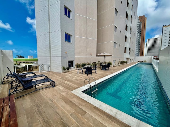 Estilo & Conforto Com Vista Mar 1110 - Fortaleza