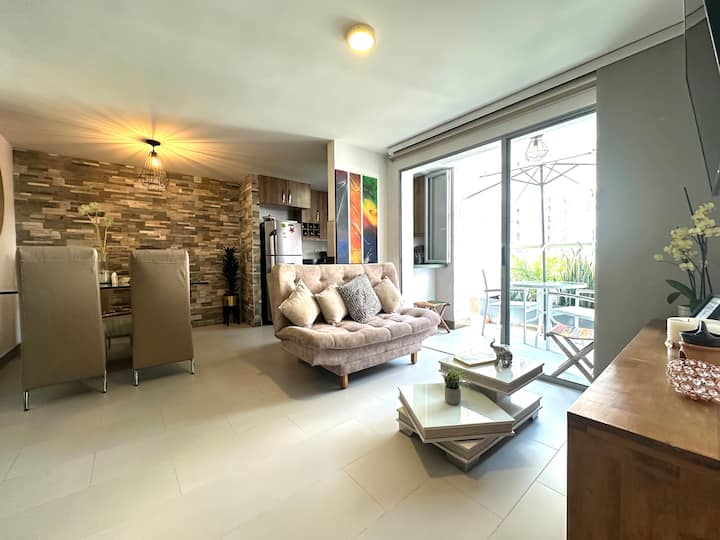 1bd/pool/sauna/turco/gym - Medellín