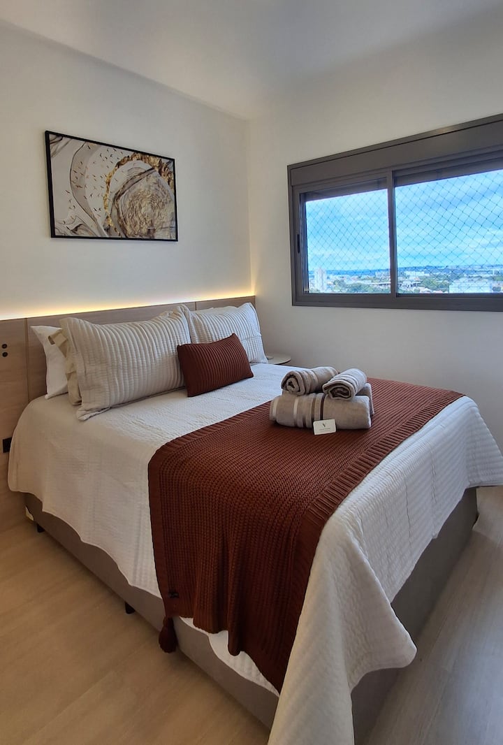 Sunset Flat, 2br| 7km Airport, Pool, Gym & Parking - Guarulhos