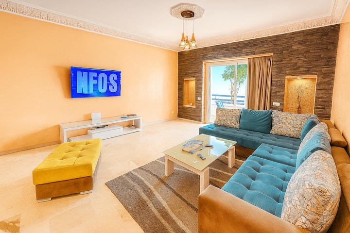 Spacieux Appartement Ensoleillé Vue Mer Marina - Agadir