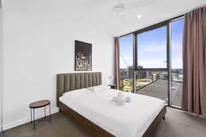 Central South Brisbane 1br W Balcony, Gym & Sauna - Brisbane