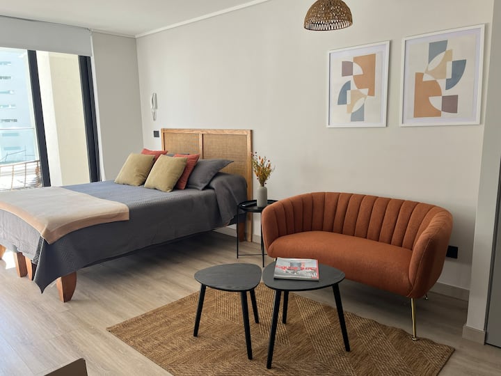 Departamento Nuevo De Un Ambiente En Concón - Concón