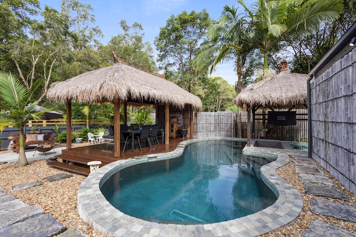Coolum Bali Gardens
Hot Spa, Pool, Fireplace! - Yandina