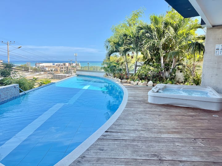 Vista Al Mar|barbasquillo+piscina Loft Industrial - Manta