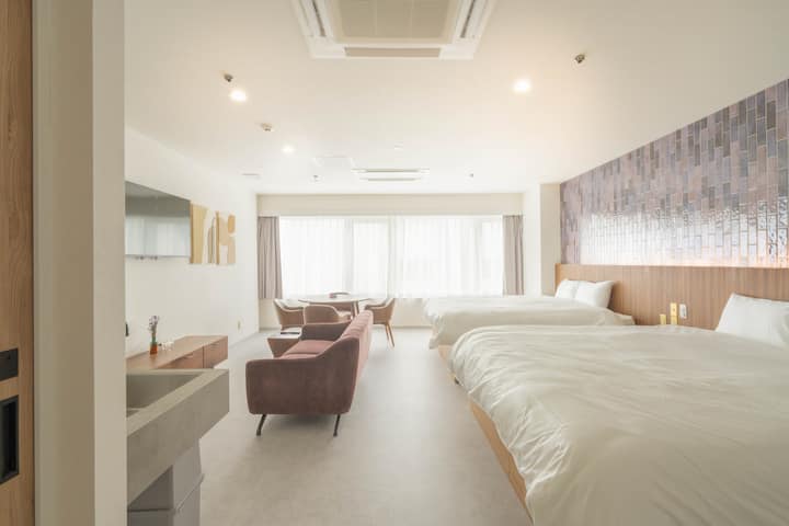 Goryokaku Stop｜king Bed｜kurashi Hotel Hakodate 601 - Hakodate