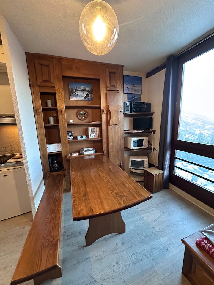 Chaleureux Studio, 4 Personnes à Le Corbier - Saint-Sorlin-d'Arves