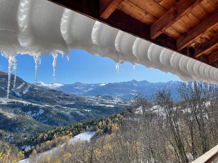 Maison Rustique De Montagne, Parc Des ÉCrins - Lac de Serre-Ponçon