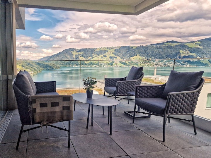 Spectacular Lake Zug Penthouse With Alpine Views - Weggis