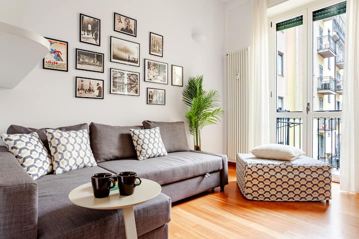 [Milano Vintage Suite] Cozy Warm Private Garage - Milano