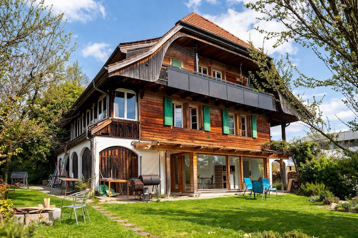Haus Mit Garten Direkt Am Bahnhof & In Seenähe - Spiez