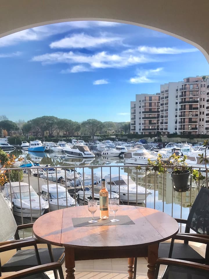 Appartement 2 Pièces Sur La Marina Avec Piscine - Mandelieu-La Napoule