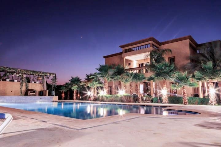 Luxury Villa Marrakech 9 Suites Heated Pool & Spa - Marrakech