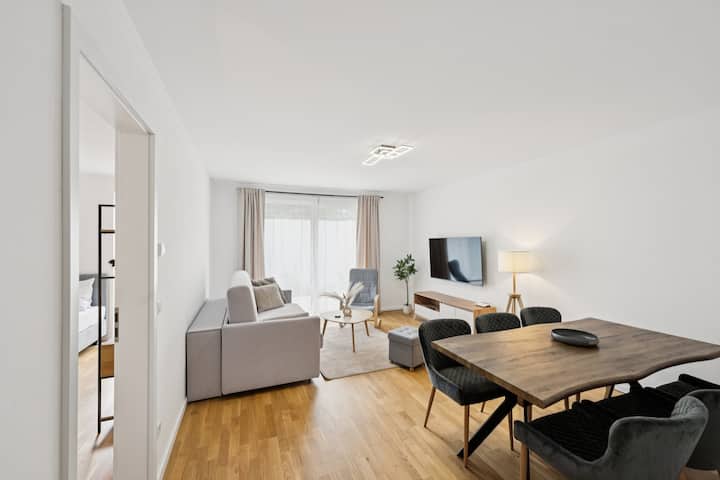 Star Living - 3 Zi. Wohnung Garten Nähe Frankfurt - Hanau