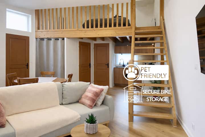 Escapade Cosy à Auxonne - Coin Nuit En Mezzanine - Auxonne