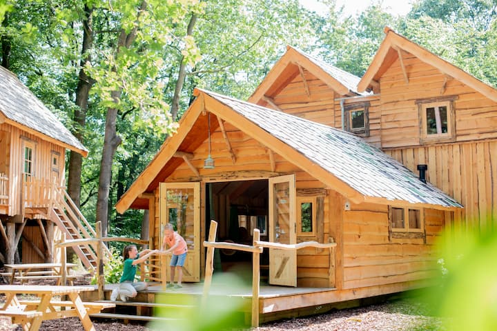 Boshuis Dorus Met Sauna | Recreatiepark Mastendol - 틸부르흐