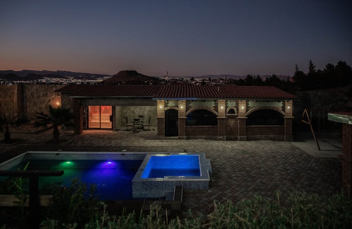 Cabaña Con Alberca, Gym, Asador, Sauna Y Juegos - Chihuahua